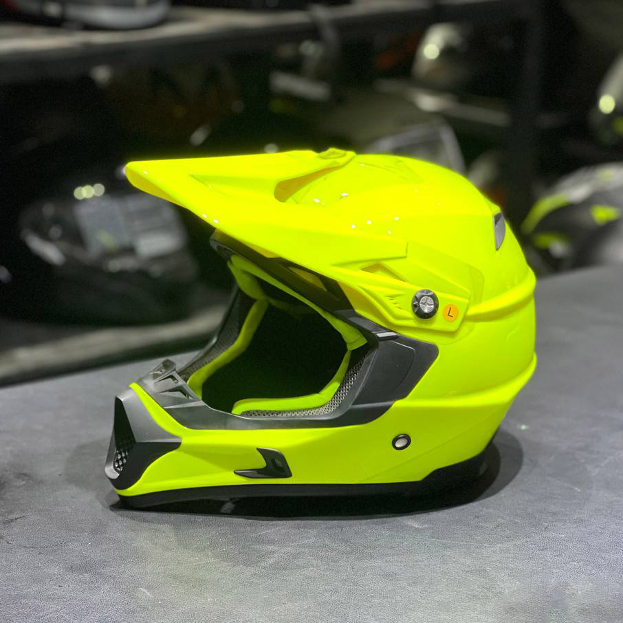 Cross Custom MX Helmets Yellow - KMX Helmets