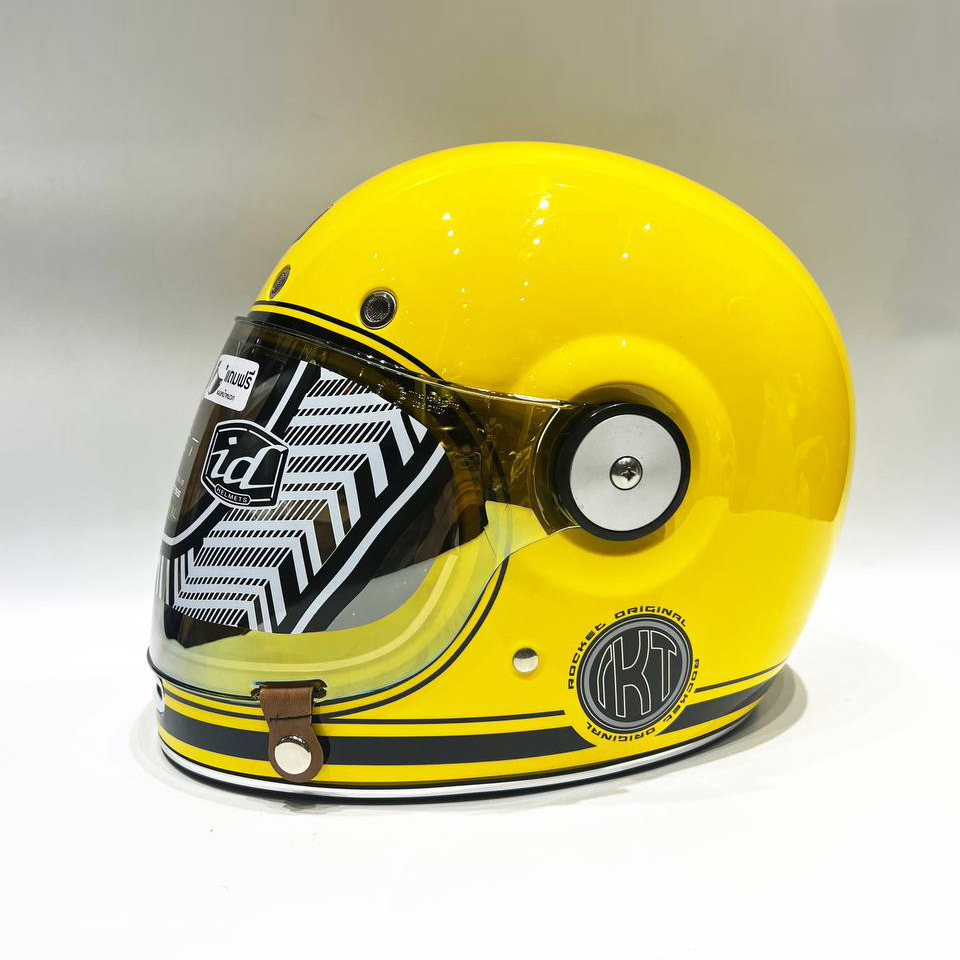 ID Helmets Model ROCKET Gloss Yellow - KMX Helmets